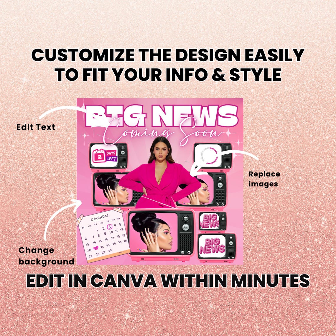 New Website Launch Flyer | Grand Opening Digital Flyer | DIY Canva ...