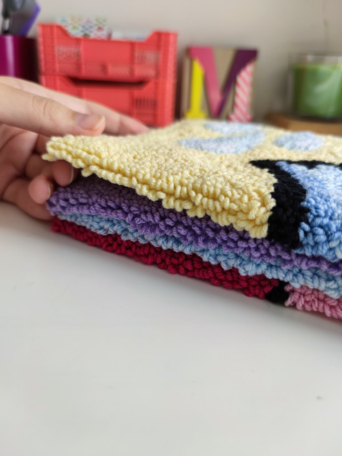 Gengar Keyboard Rug Pokemon Keyboard Rug Handmade Punch Rug - Etsy