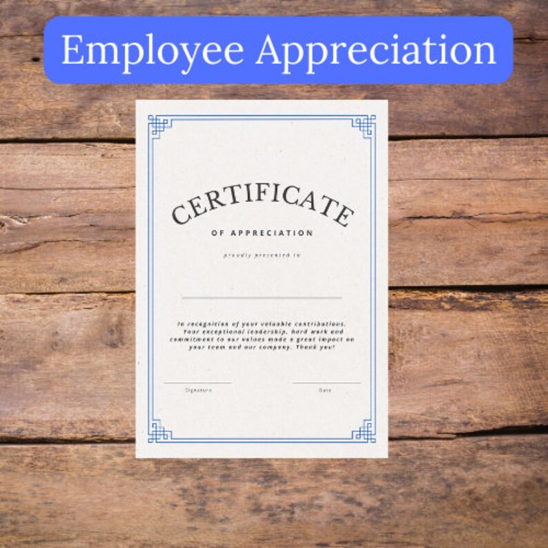 Printable Editable Corporate Certificate WORD, Editable Award Template, Corporate Certificate of ...