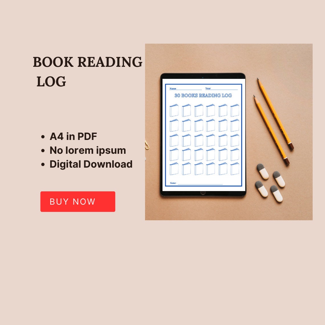 Book Reading Tracker, Reading Journal, Reading Log, Book Reading ...