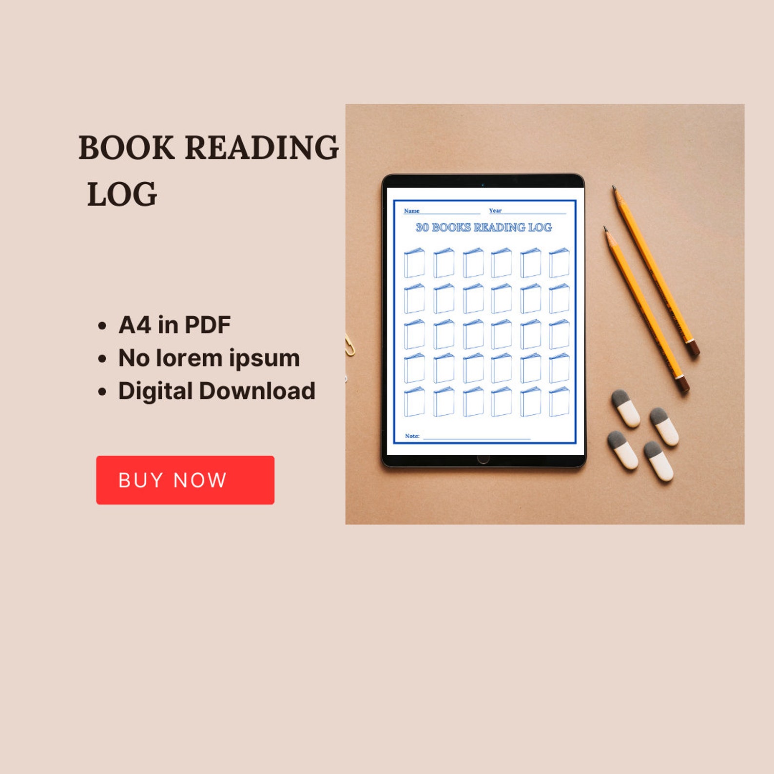 Book Reading Tracker, Reading Journal, Reading Log, Book Reading ...