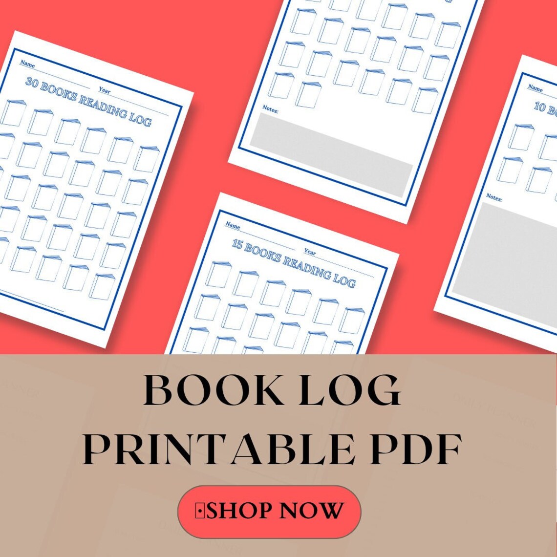 Book Reading Tracker, Reading Journal, Reading Log, Book Reading ...