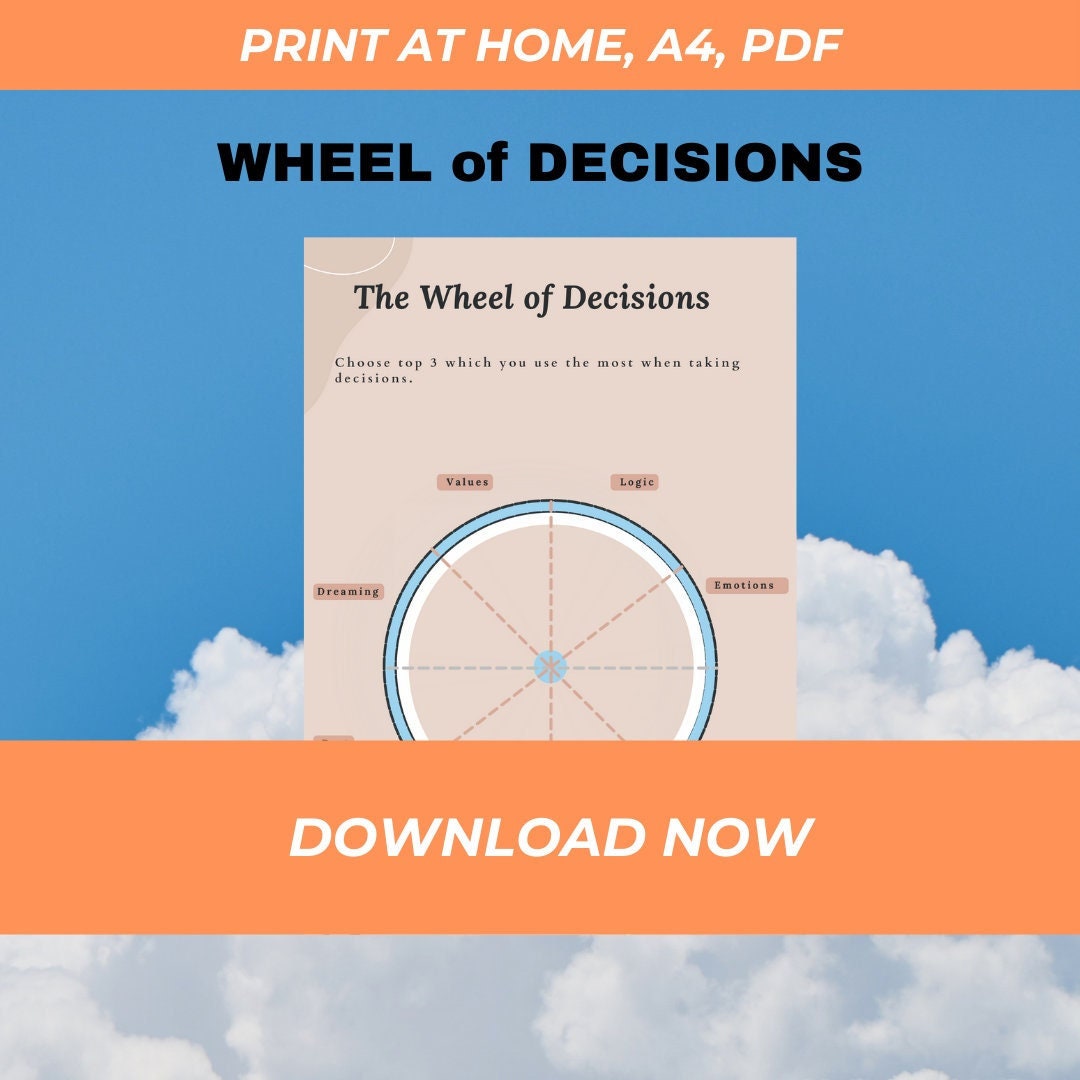 PRINTABLE Coaching Business Template, Decision Making Tool PDF ...