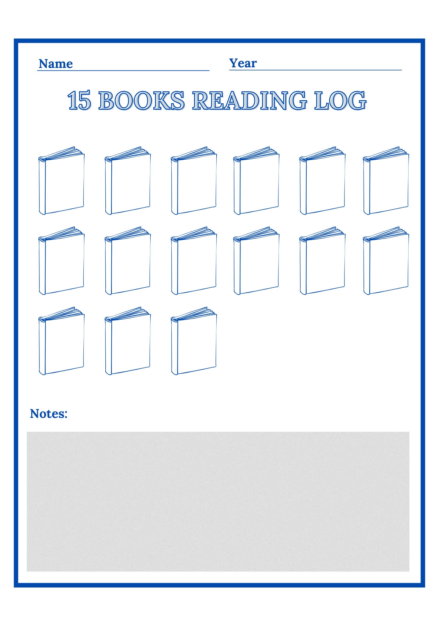 Book Reading Tracker, Reading Journal, Reading Log, Book Reading ...