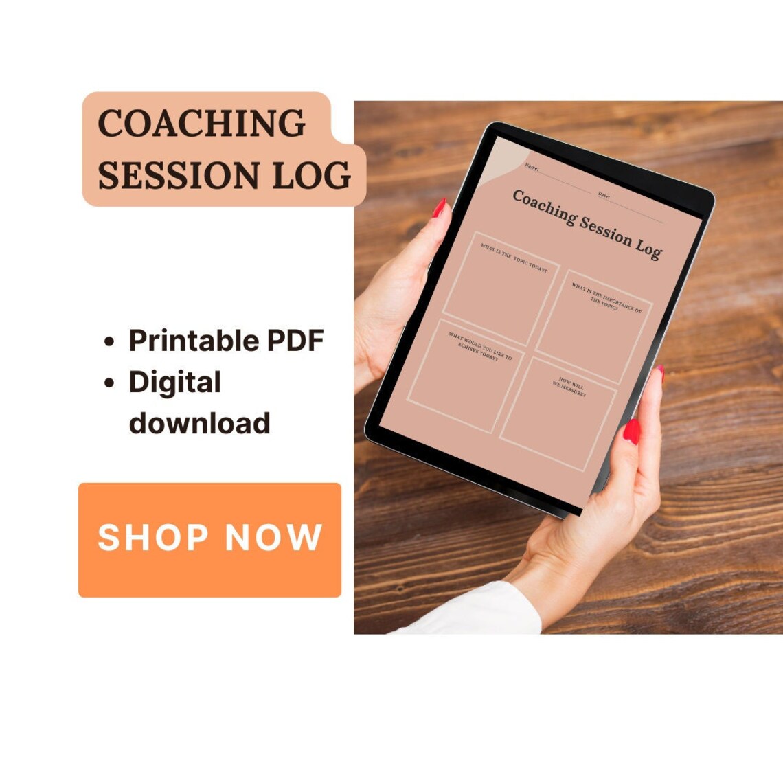 Coaching Session Template for Coaching, Template for Executive Coaching ...