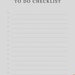 Printable to Do List With Checkboxes PDF A4, Template for Work, to Do ...
