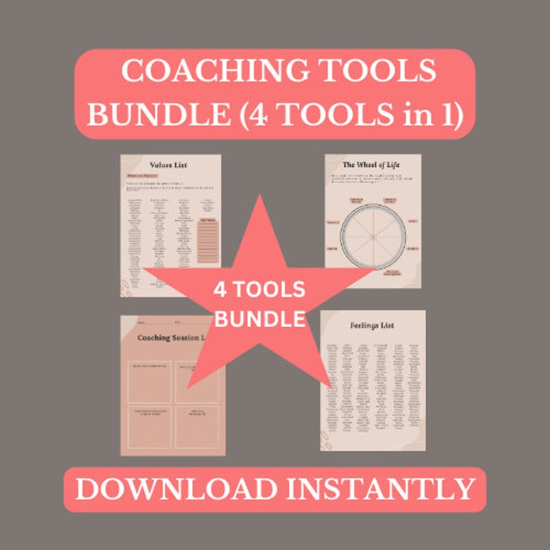 New Coach Session Templates Bundle, Templates for Coaching, Executive ...