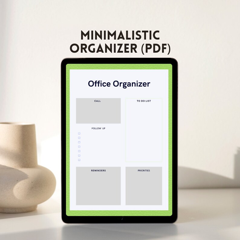 Blank Undated Weekly Planner for Work PDF, Weekly Planner Printable ...