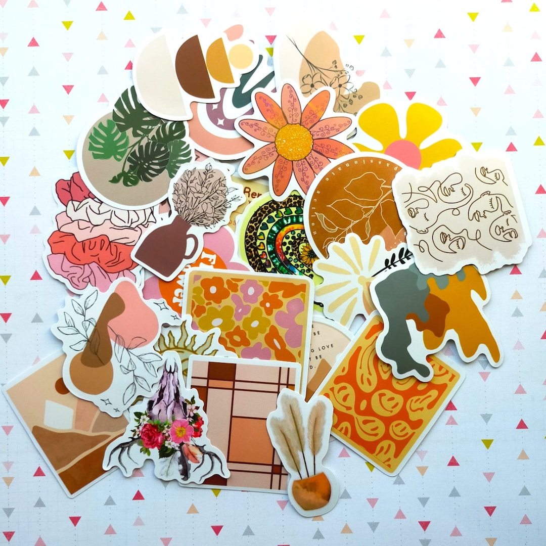 Modern Bohemian Stickers. Mystery Lucky Dip Sticker Pack. - Etsy UK