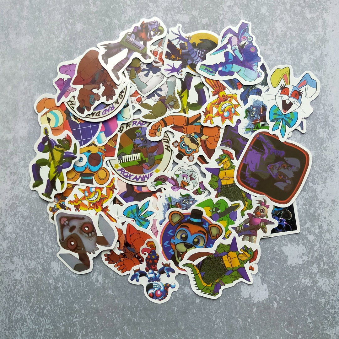 Five Nights at Freddy's, FNAF SB Stickers. Mystery Lucky Dip Sticker ...