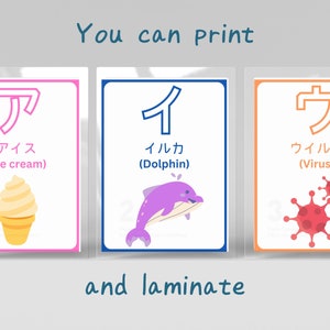 Japanese Learning Katakana Flashcards for Language Learners | Japanese ...