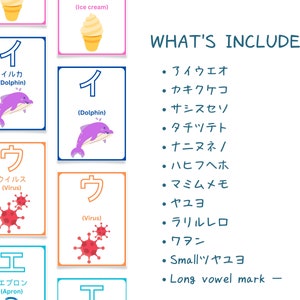 Japanese Learning Katakana Flashcards for Language Learners | Japanese ...