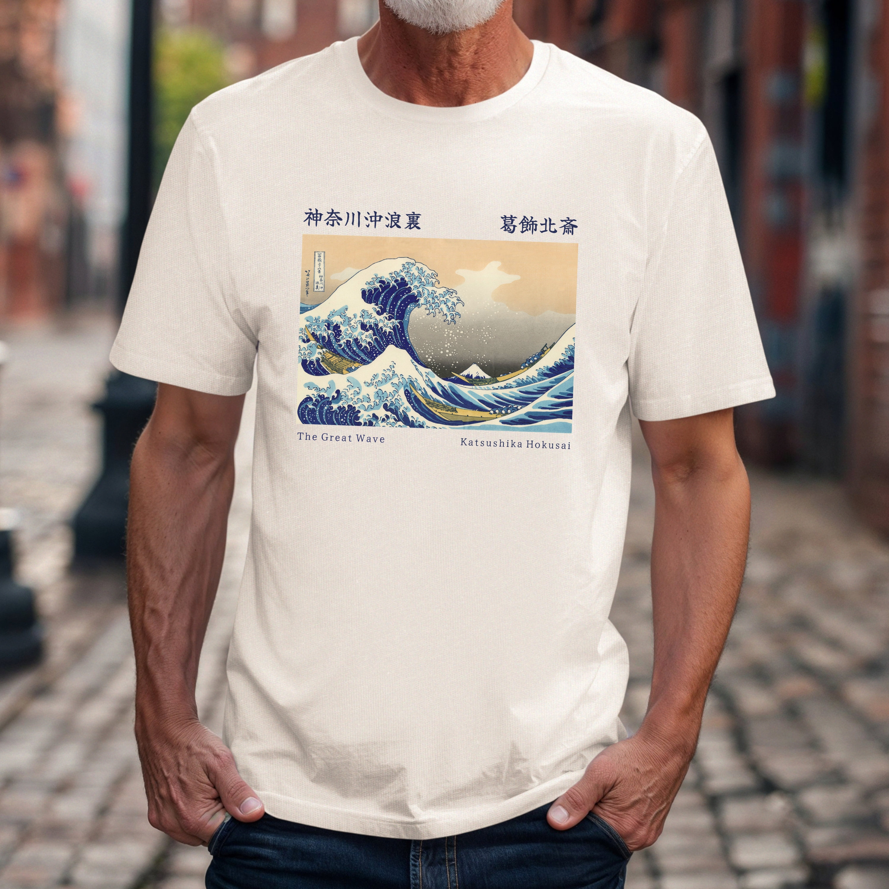 The Great Wave Men's Shirt, the Great Wave off Kanagawa Tshirt ...
