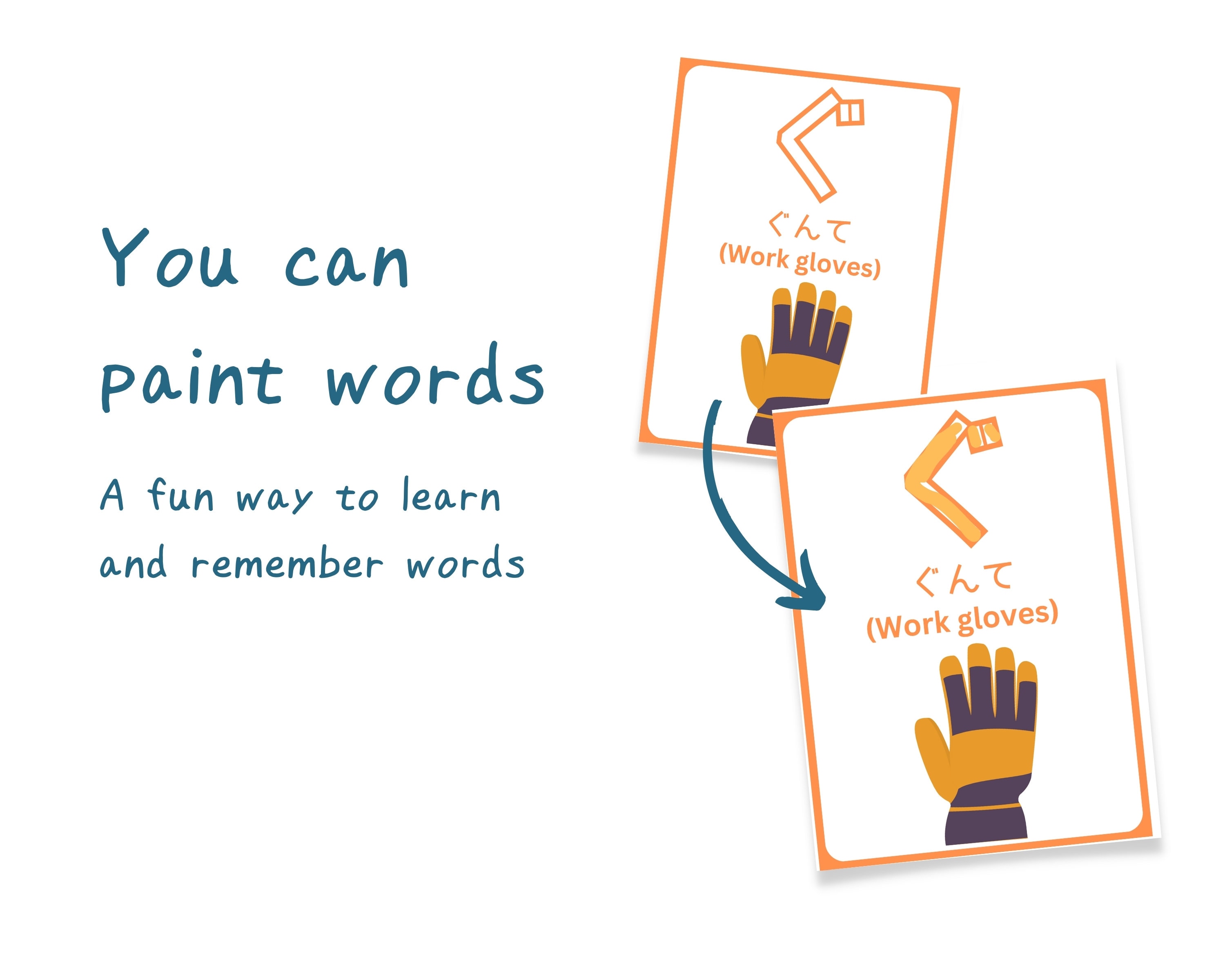 Japanese Writing Learning Hiragana Additional Sounds Flashcards ...
