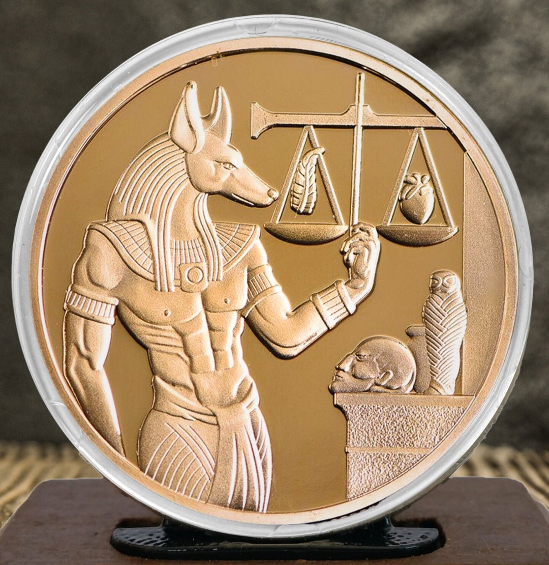 Egyptian Deity of the Afterlife Coin Piece Commemorative - Etsy
