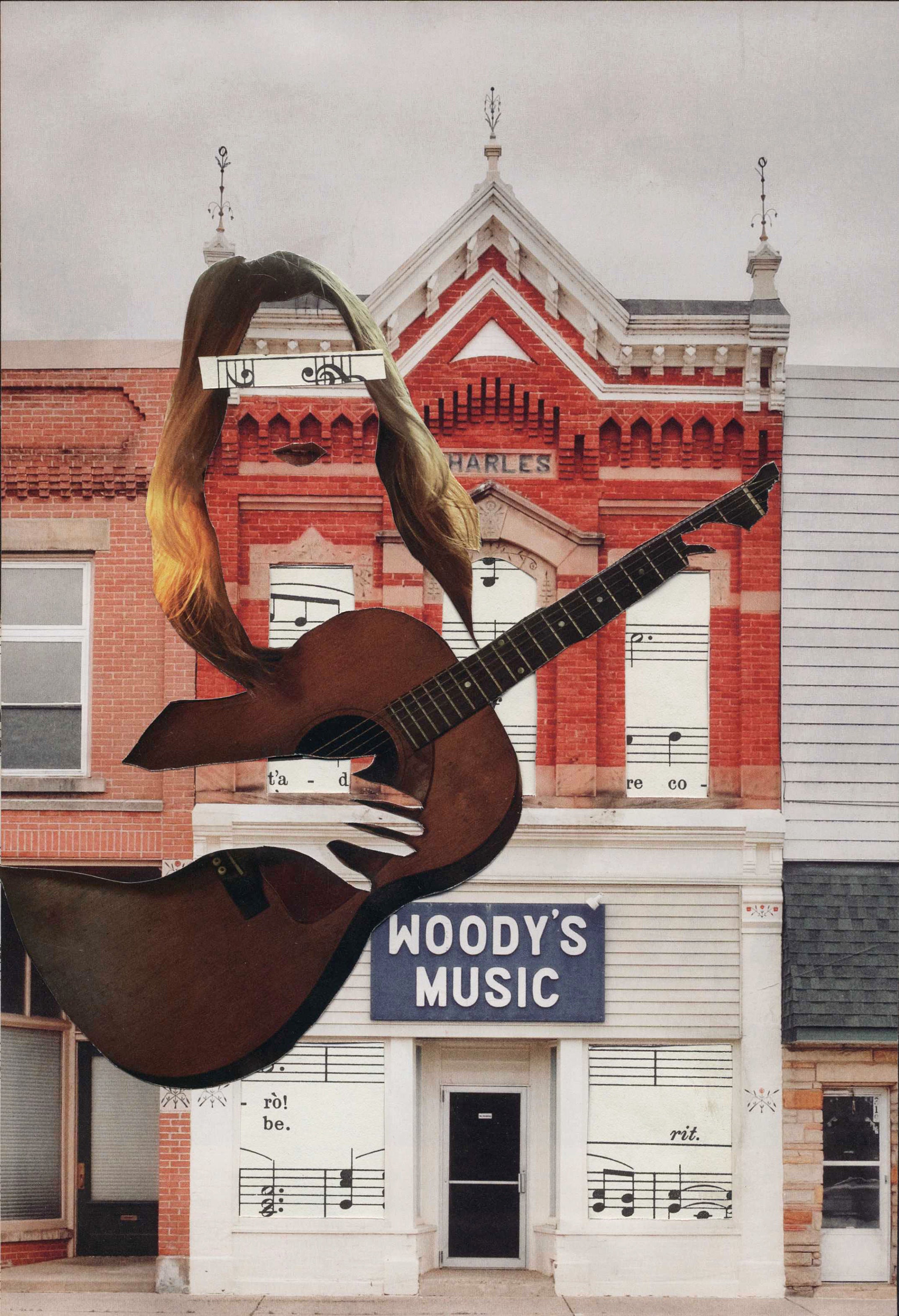 Musical Handmade Collage Art Print - Etsy