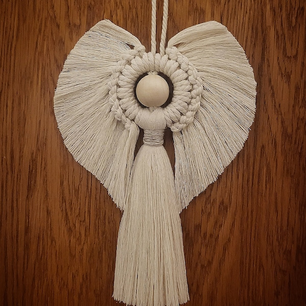 Macrame Angel - Etsy