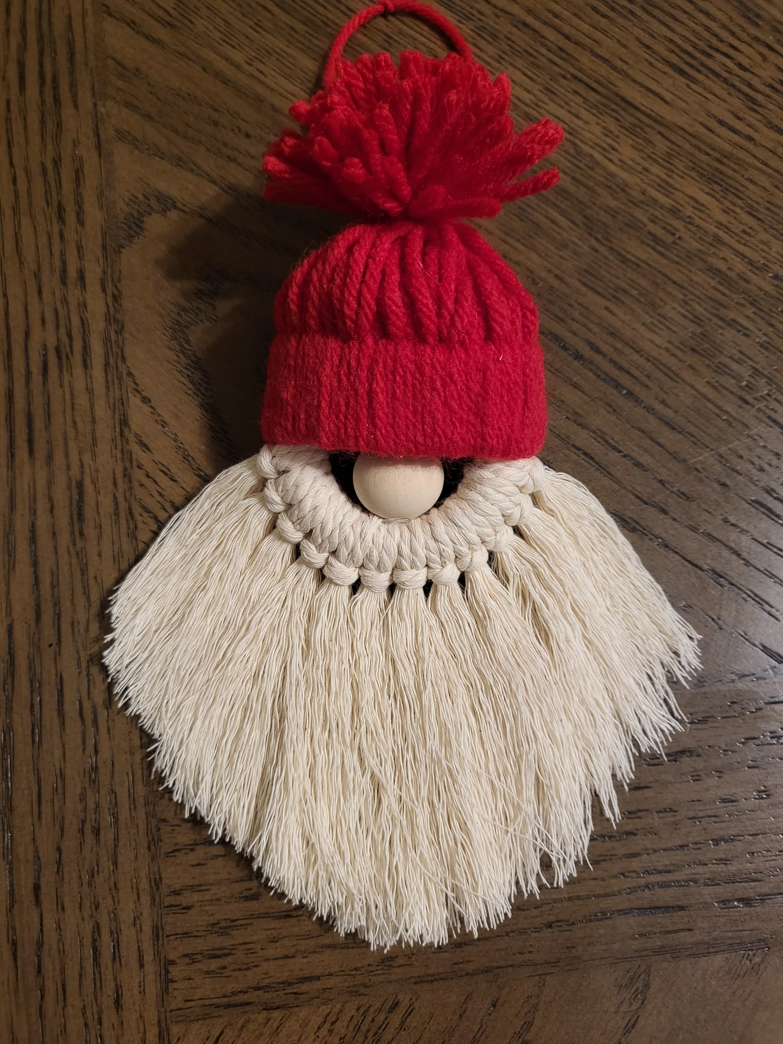 Macrame Santa Ornament - Etsy