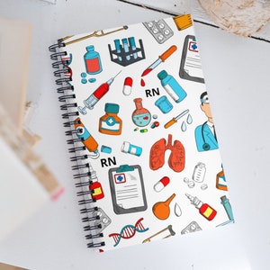 Nursing Student Gift, Spiral Notebook, Nursing Student Notes ...