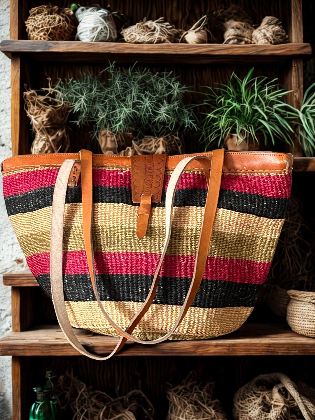 Panier Sisal, Sac à Main Panier, Sac Sisal Femme, Sac Tressé, Sac ...
