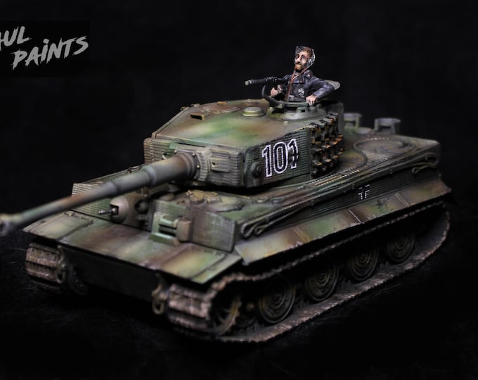 1/56 Scale Kurt Knispel: Legendary German Tank Ace Tiger I - Etsy
