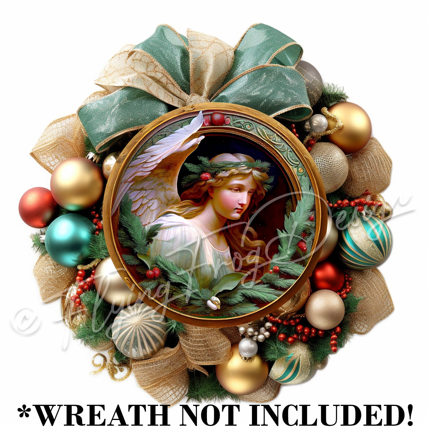Exclusive Traditional Victorian Angel Wings Wreath Sign - Etsy