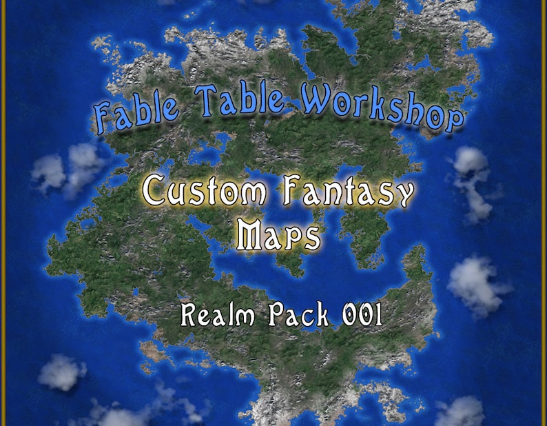 12 Custom Fantasy Realm Maps by Fable Table Workshop - Etsy