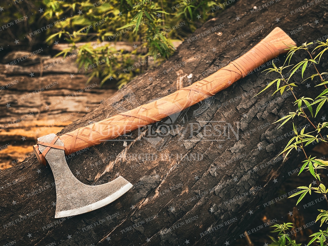 Viking Forged Axe RAGNAR, Viking Axe, Personalized Hatchet, Viking Hatchet, Bearded Axe ...