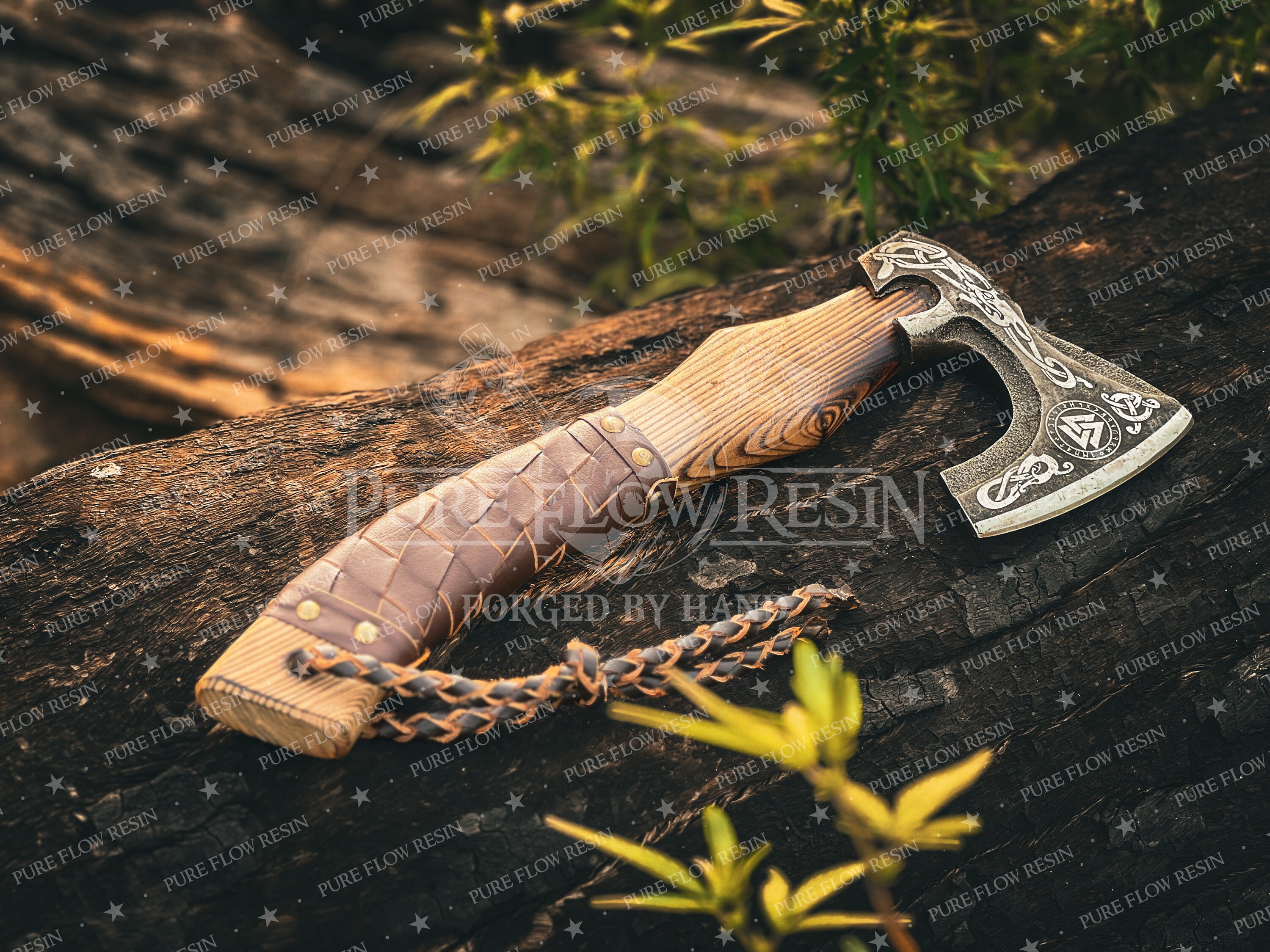 Custom Smith Carbon Steel Viking Axe Personalized Anniversary Gift for Him, Birthday & Wedding ...