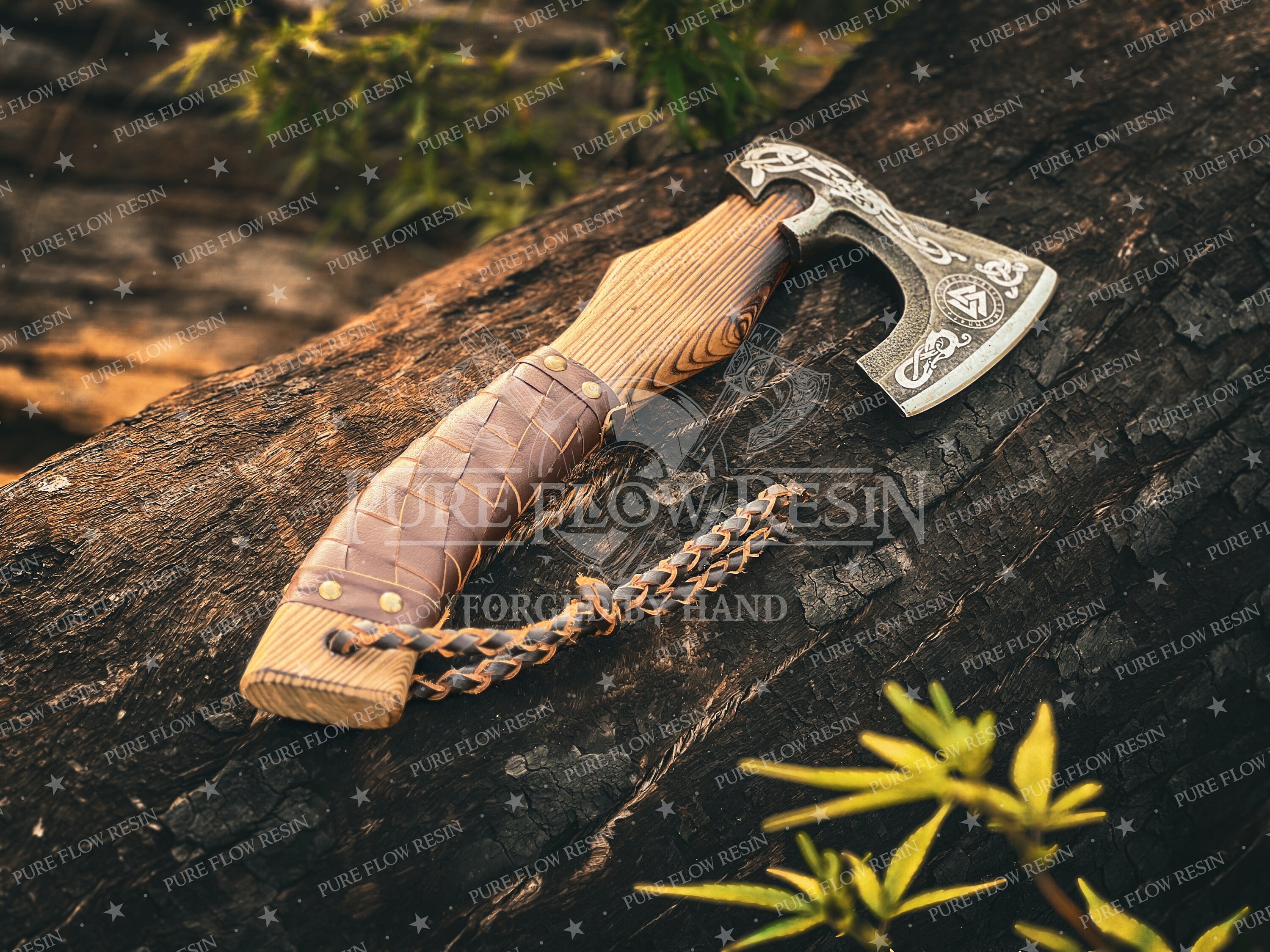 Viking Forged Axe RAGNAR, Viking Axe, Personalized Hatchet, Viking Hatchet, Bearded Axe ...