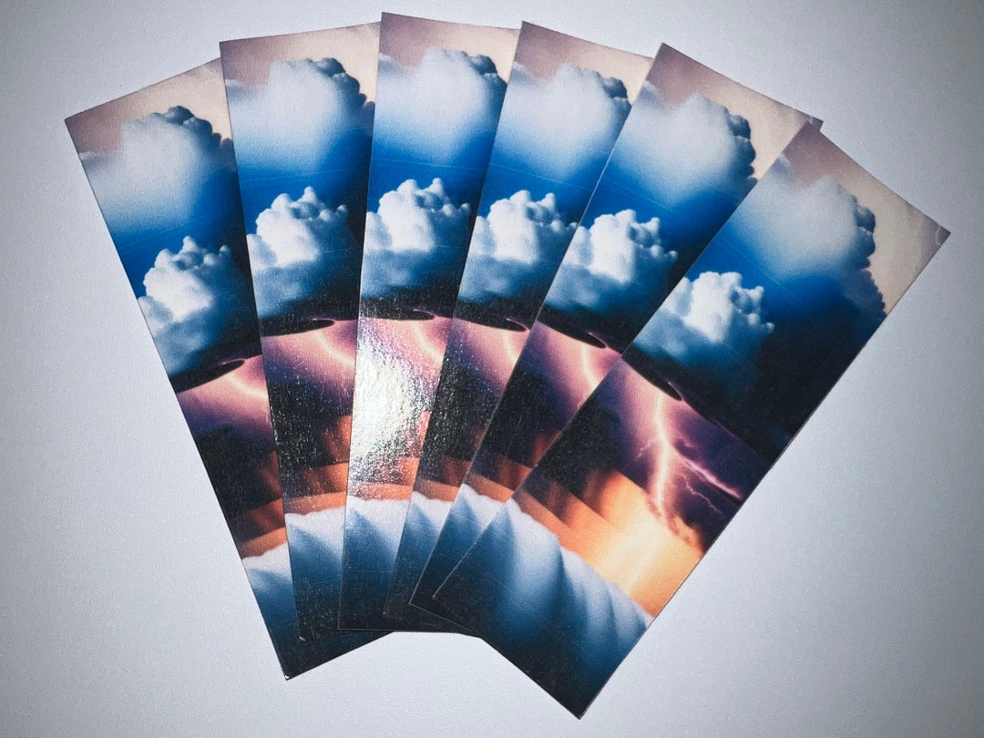 Lightning Bookmark, Lightning, Nature, Bookmarks, Handmade, Crafts ...