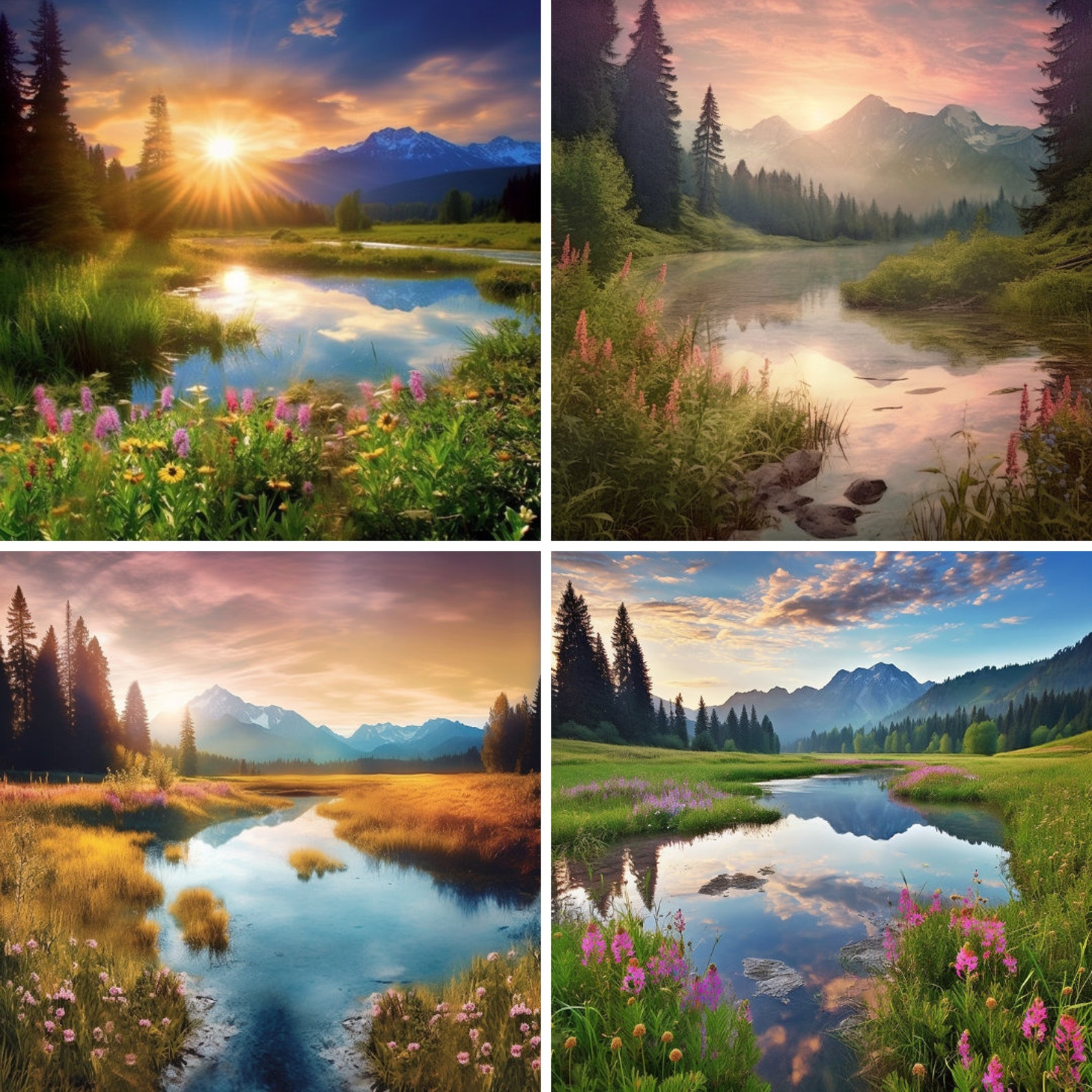 Landscape Print Nature 20 Stunning Scenery Decor Gift - Etsy