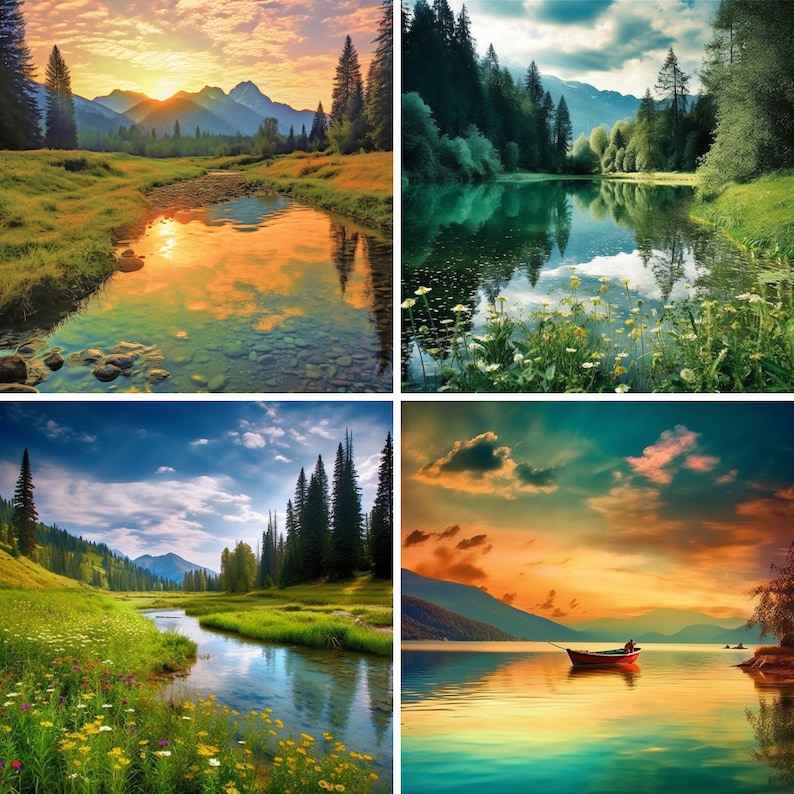 Landscape Print Nature 20 Stunning Scenery Decor Gift - Etsy