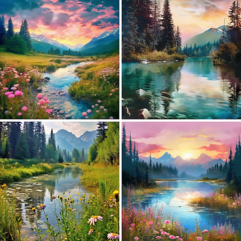 Landscape Print Nature 20 Stunning Scenery Decor Gift - Etsy