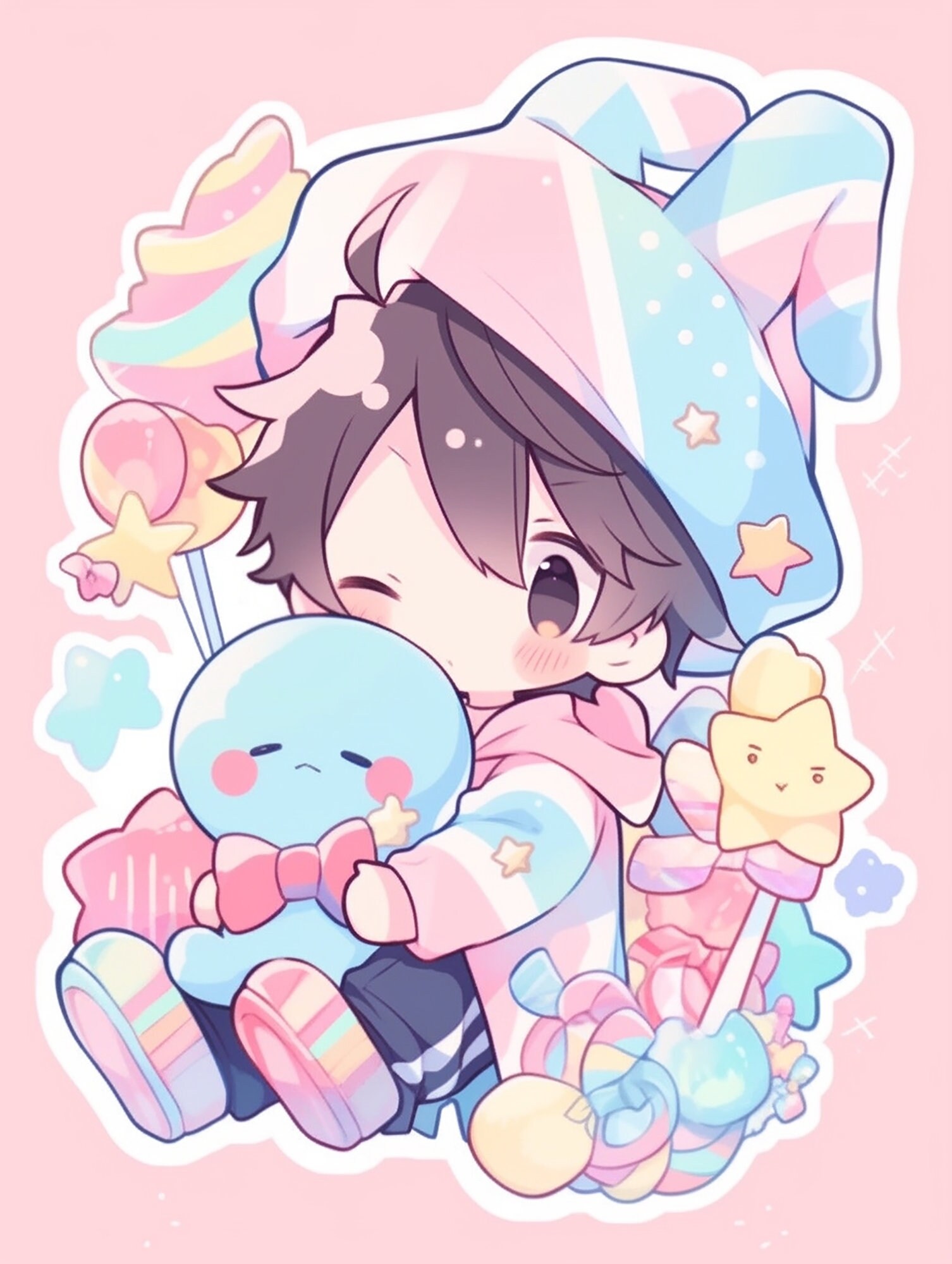 Cute Chibi Anime Drawing