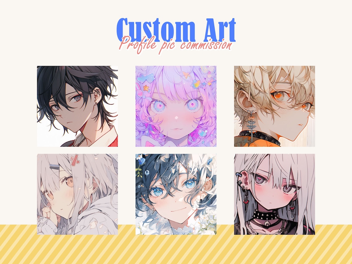 Custom Profile Picture: Custom PFP Commission,icon Commission,profile ...