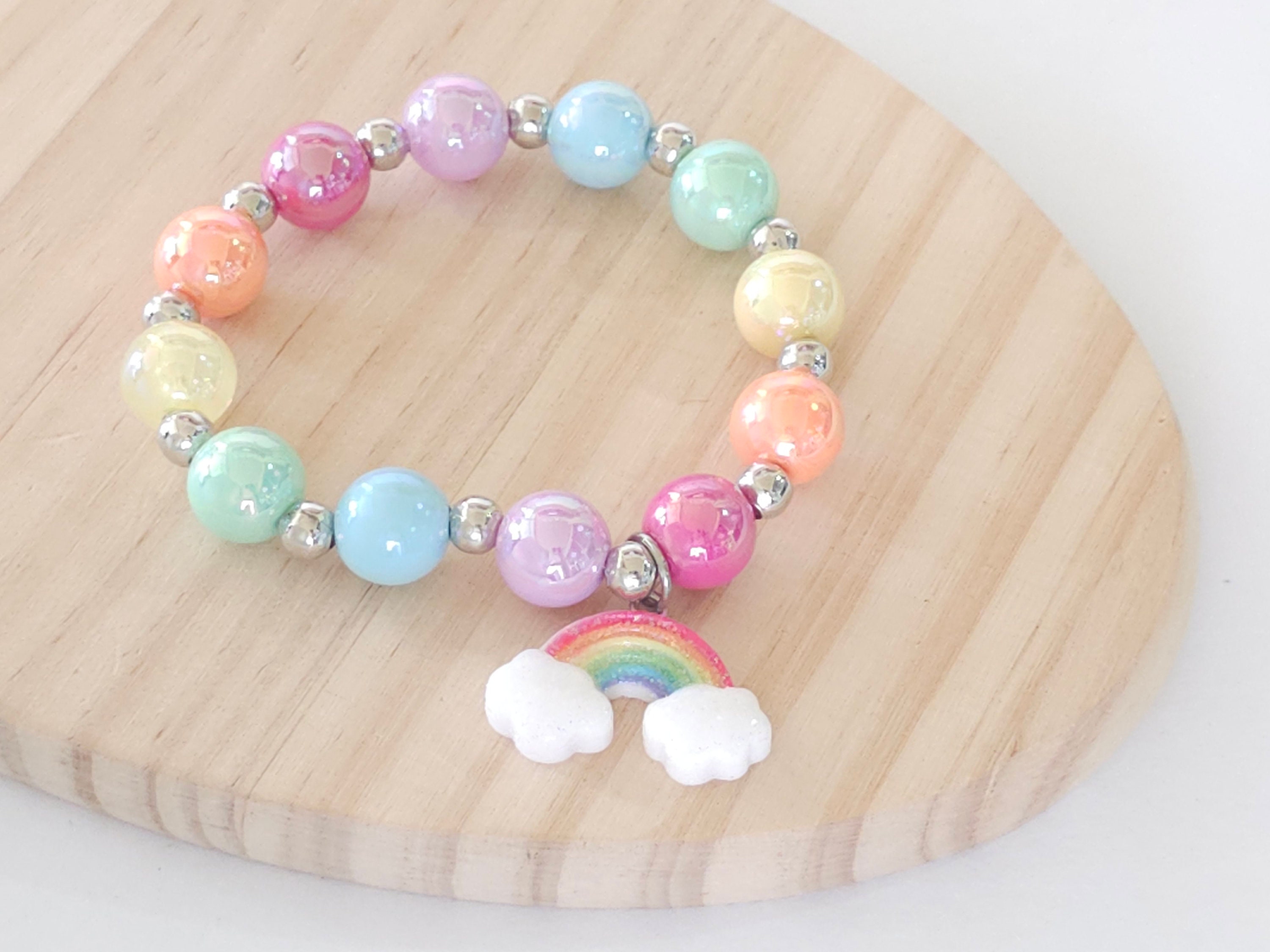 Rainbow DIY Bracelet Kit/ Rainbow Party Favors/ Birthday - Etsy