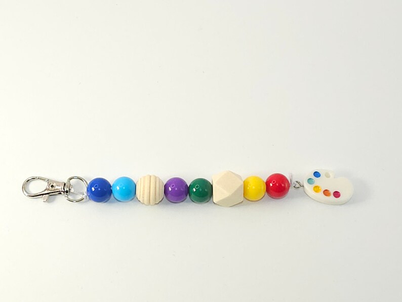 Paint Pallet DIY Keychain Kit/ Artist Colorful Party Favors/ Birthday ...