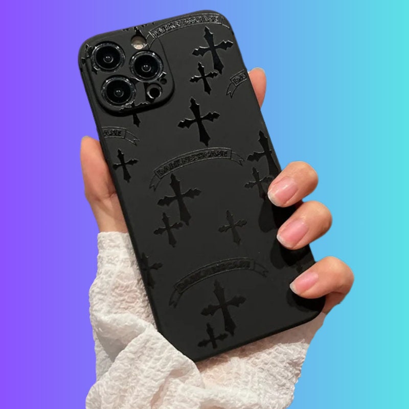 Cross Design iPhone Case, Cases for iPhone X, 11 12 13 14 15, Hard Back ...