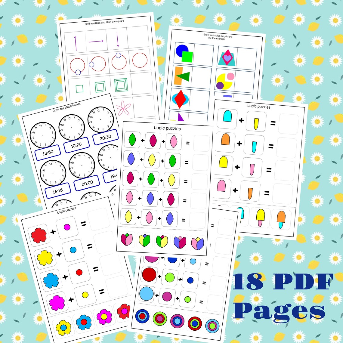 Logic Activity Pack Logical Thinking Games for Kids Brain Teasers ...