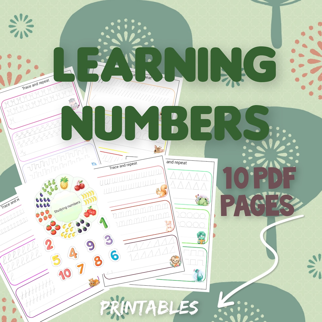 Learning Numbers| Number Worksheets| Preschool| Kindergarten Activities ...