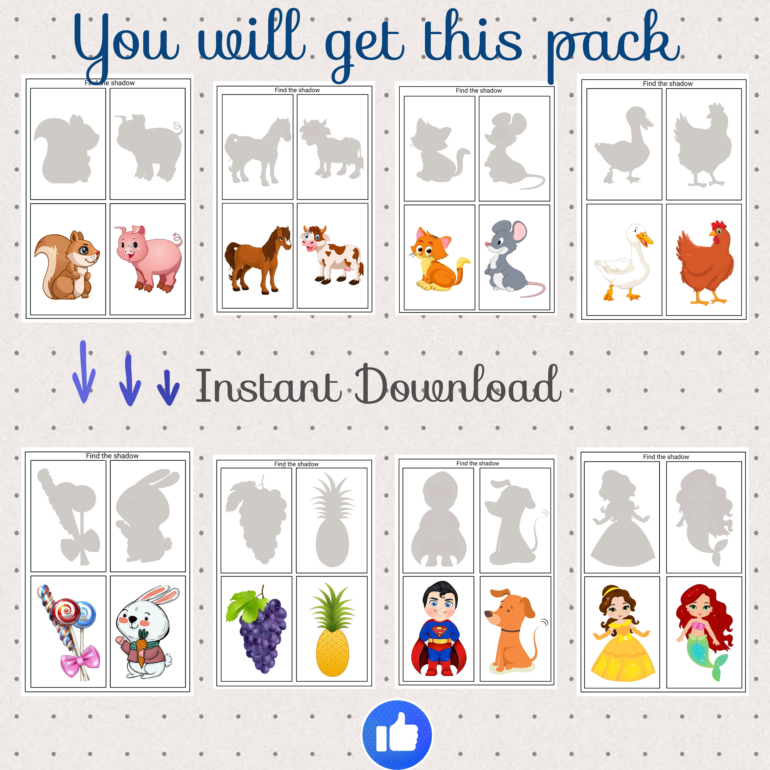 Busy Book Pages for Kids Toddler Learning Binder for Preschool ...