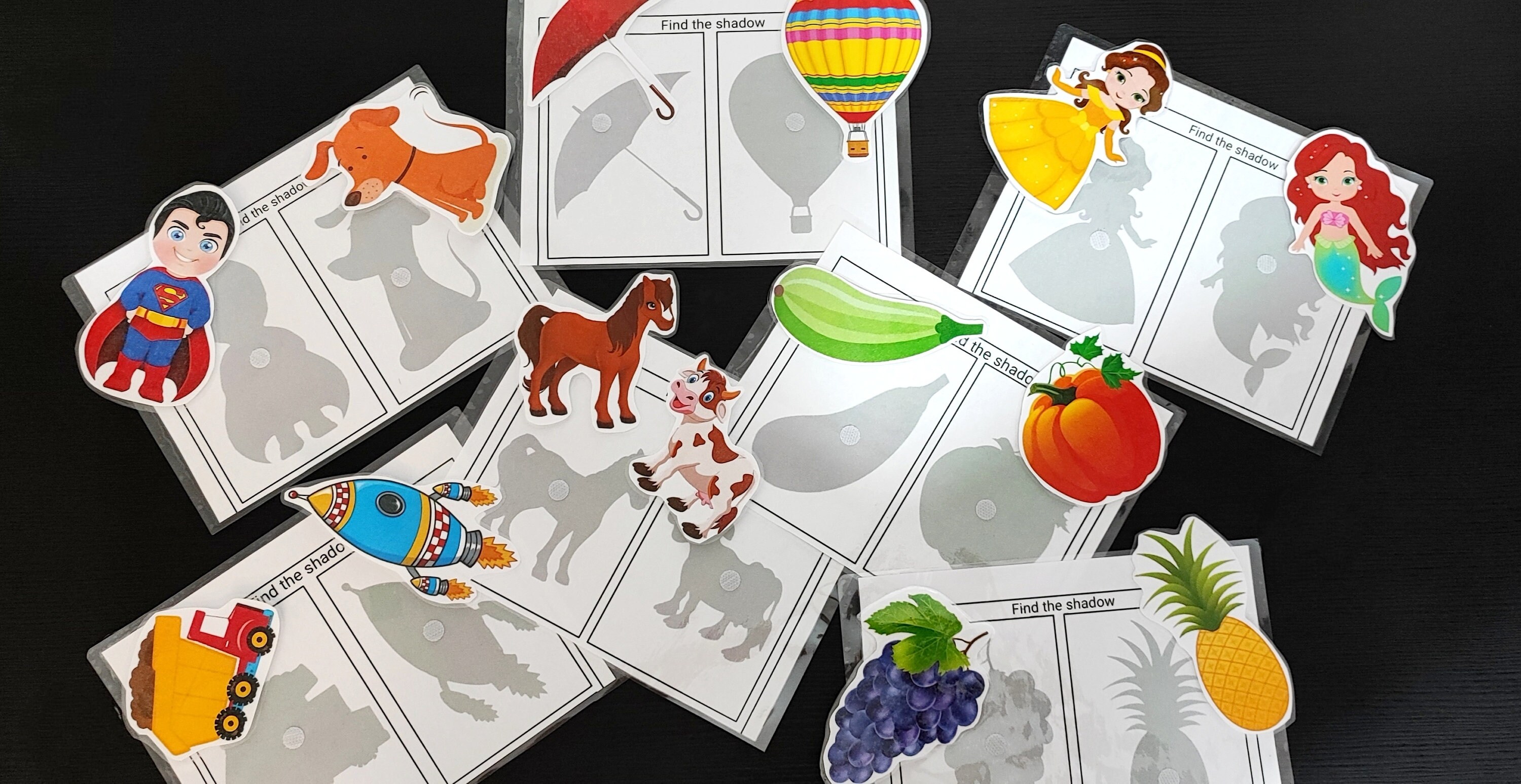Busy Book Pages for Kids Toddler Learning Binder for Preschool ...
