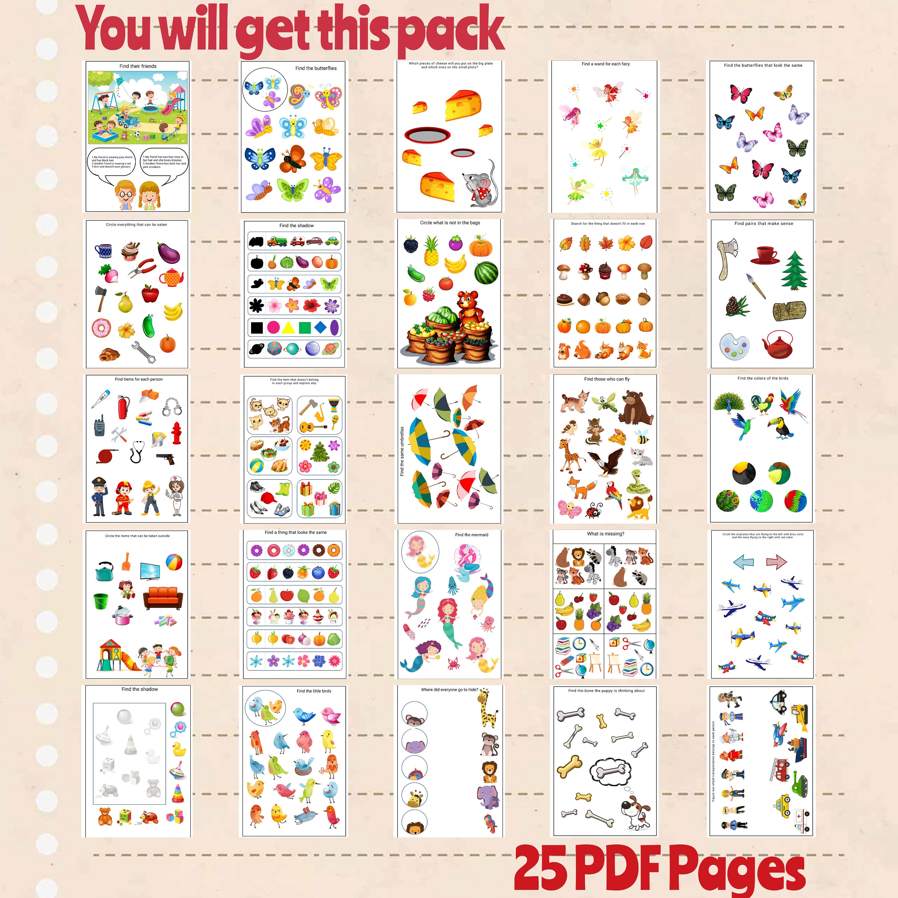 Logic Activity Pack| Logical Thinking Games for Kids| Brain Teasers ...