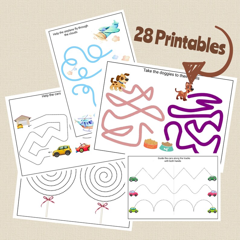 Graphomotor Skills| Pencil Control| Visual Motor Worksheets| Preschool ...