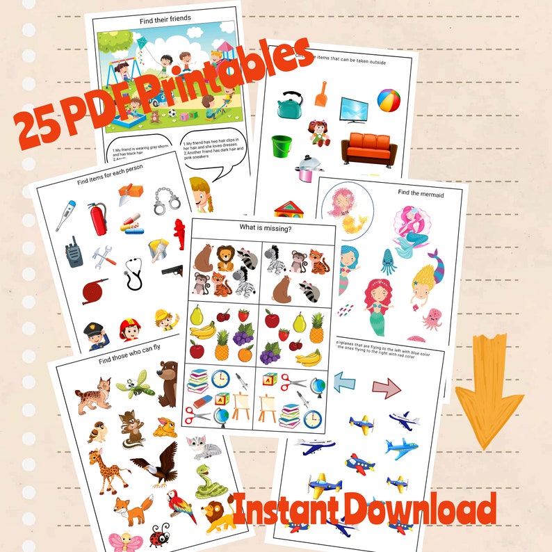 Logic Activity Pack| Logical Thinking Games for Kids| Brain Teasers ...