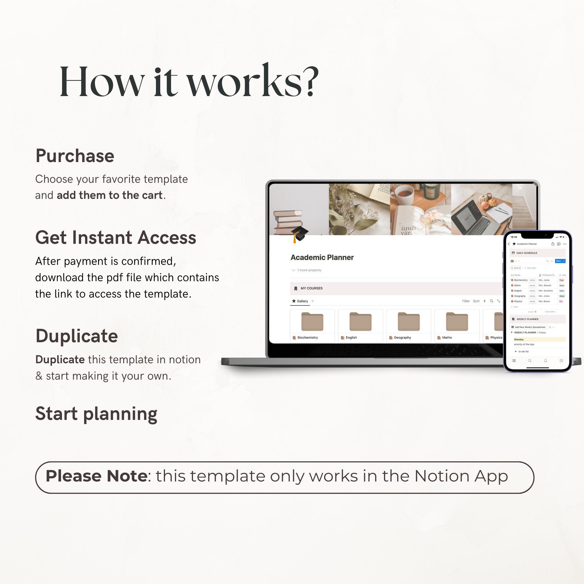 Academic Notion Template Notion Template Academic Planner - Etsy