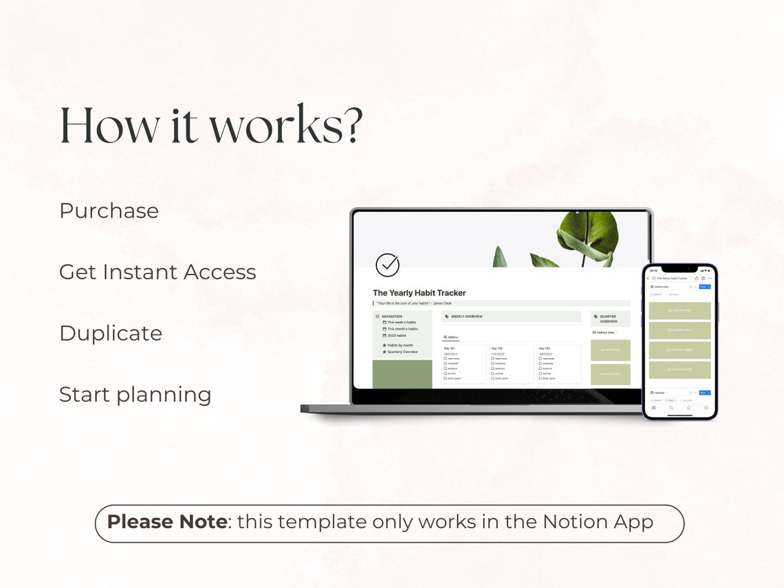 Notion Habit Tracker Notion Template Notion Dashboard Notion - Etsy