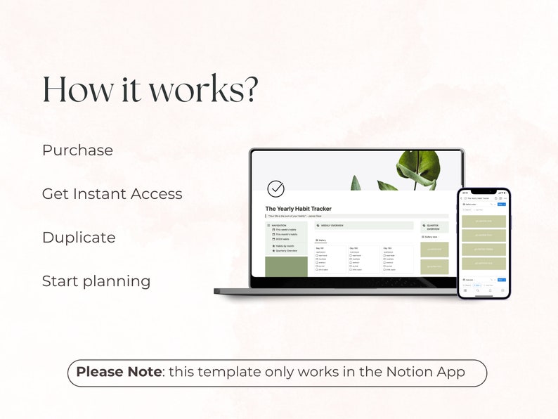 Notion Habit Tracker Notion Template Notion Dashboard Notion - Etsy