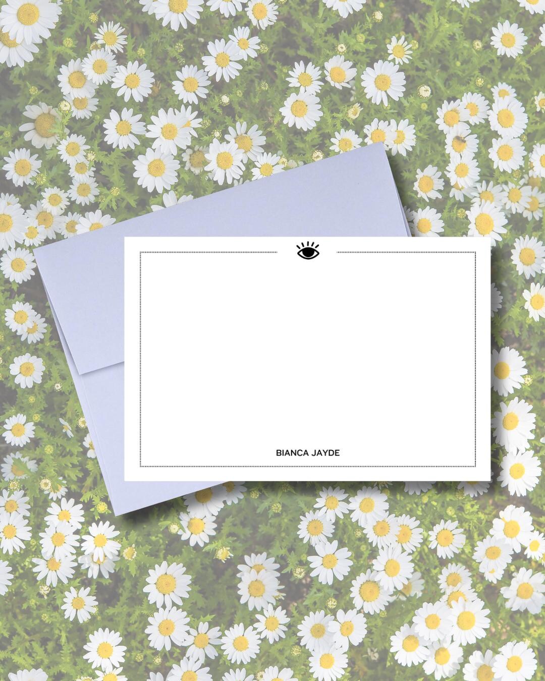 Eye Stationery Evil Eye Thank You Card Eye Notecard Evil Eye Hostess ...
